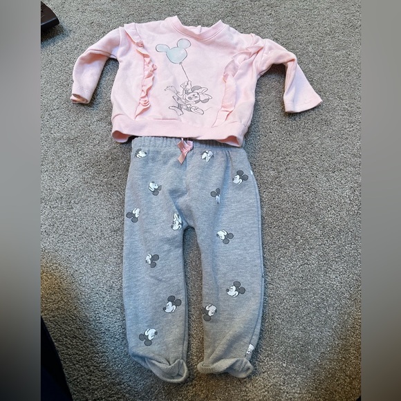 Disney | Matching Sets | Disney Baby Sweat Suit Worn Once 69 Months ...